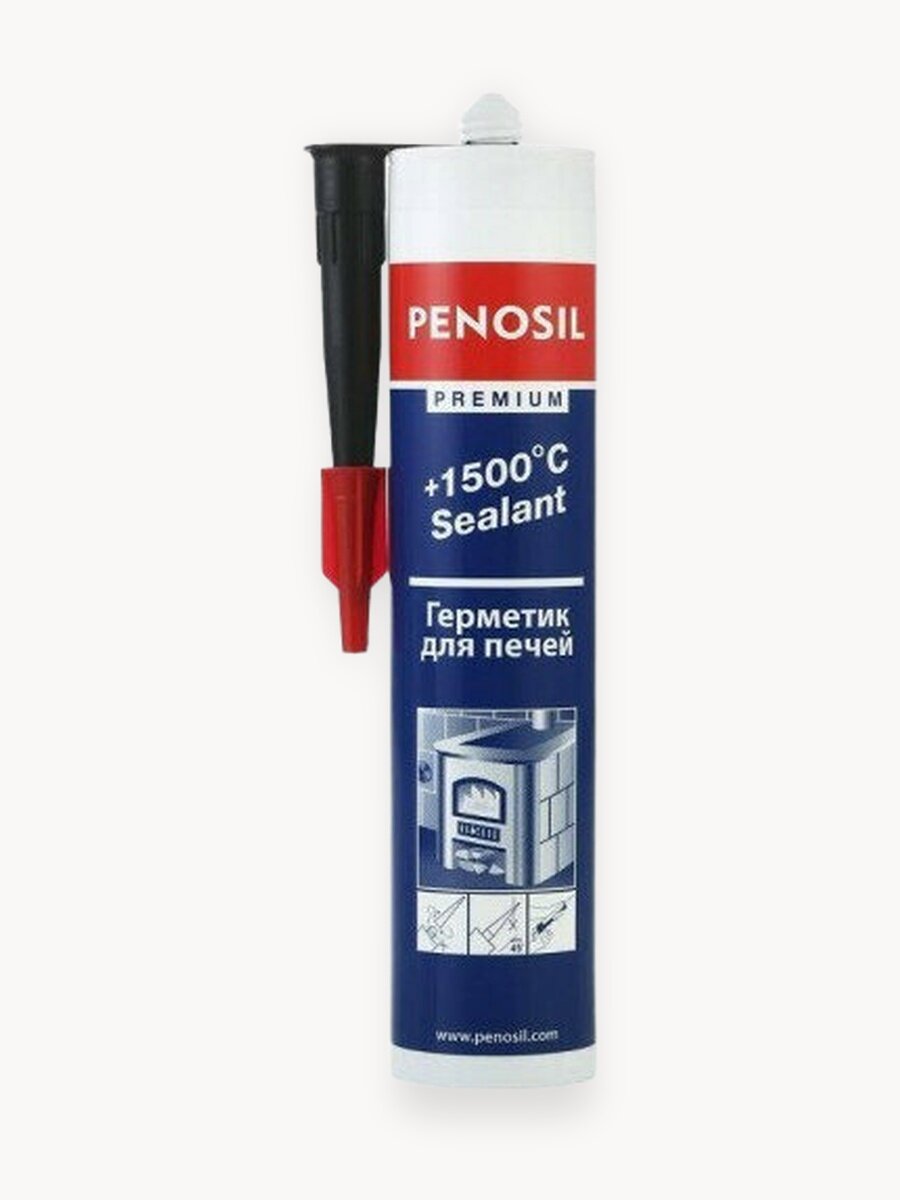 Герметик Penosil +1500, для печей, черный. 280 ml Н4187