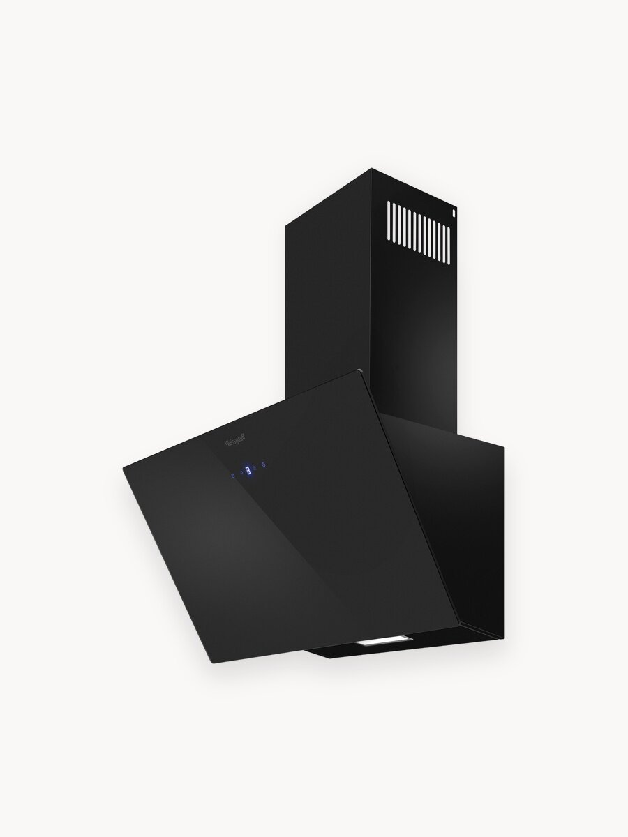 Купольная вытяжка Weissgauff Yota 600 Touch Black Glass, производительность 900 м3/ч