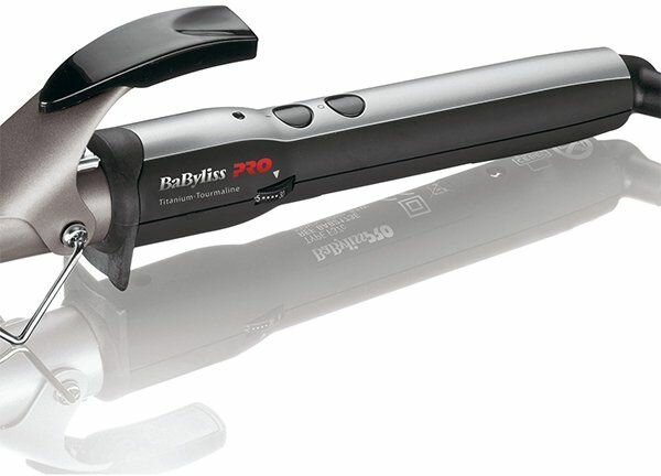 Плойка для завивки волос Babyliss Pro 25 мм с терморегуляцией титан + турмалин
