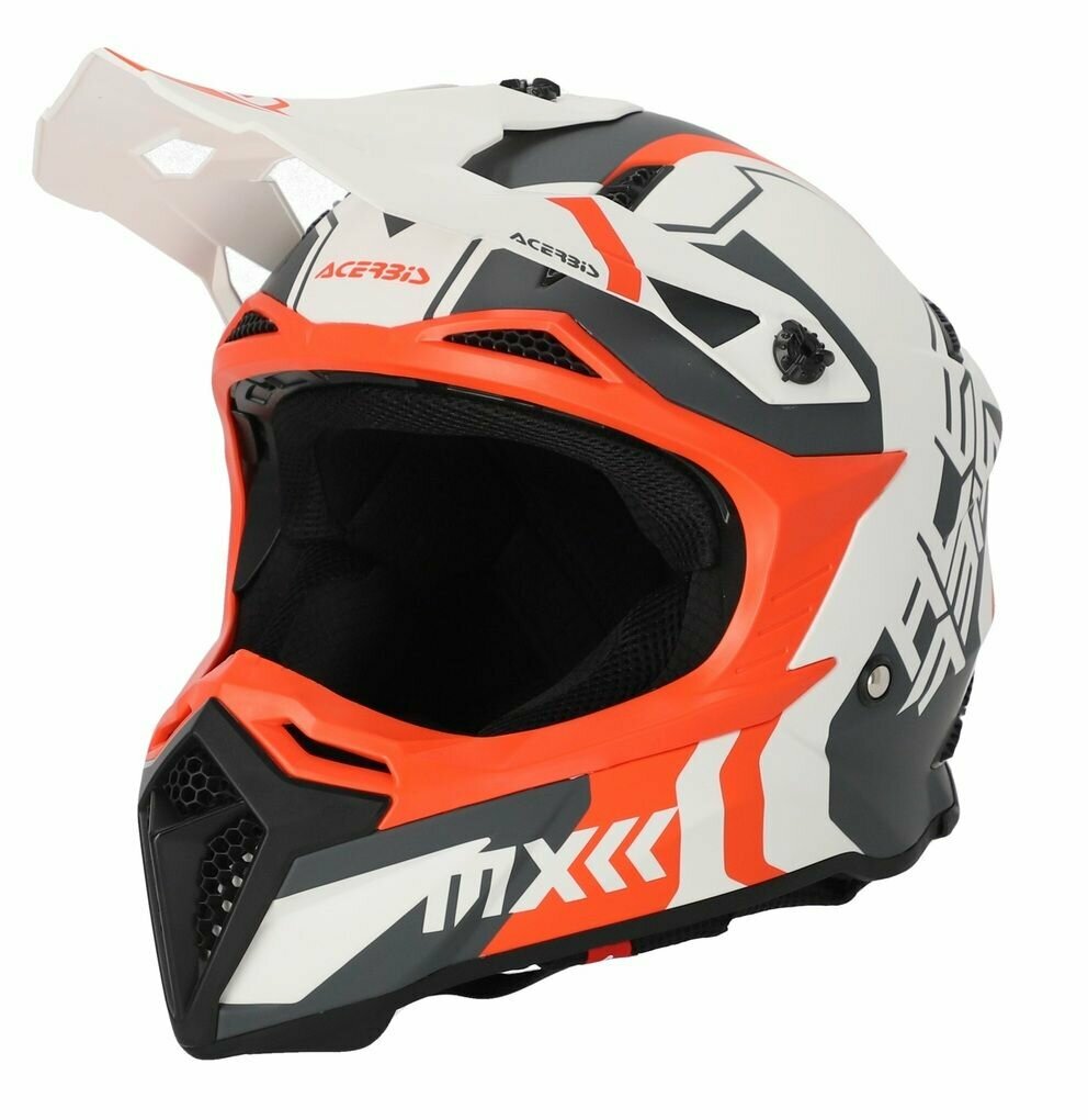 Мотошлем кроссовый Acerbis PROFILE 5 22-06 White/Orange, XS