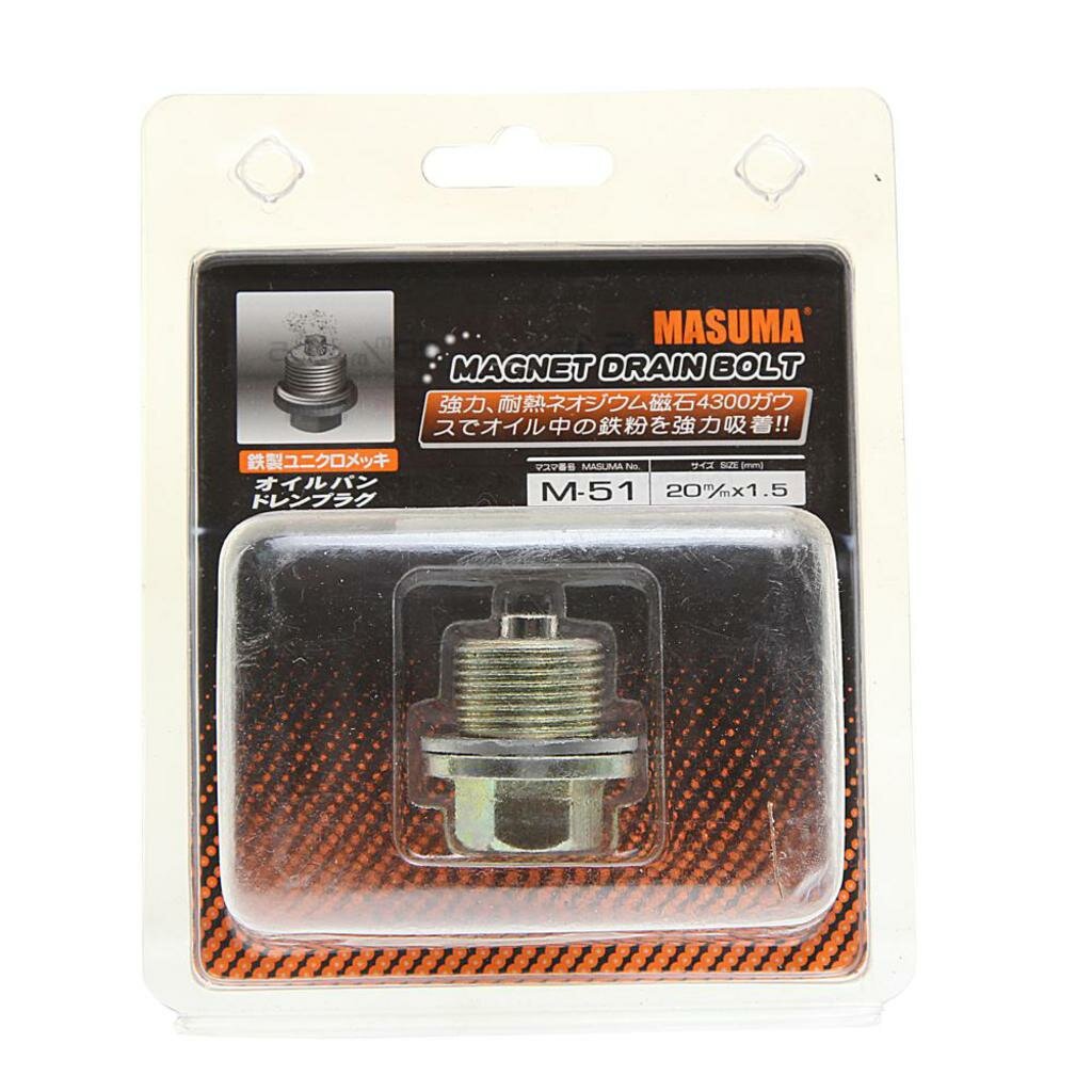 Пробка сливная SUBARU картера масляного 20х1.5мм (с магнитом) MASUMA