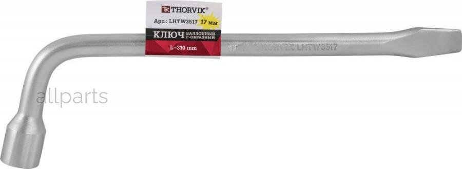 THORVIK LHTW3517 Ключ колёсный баллонный, Г-образный, 17 мм, длина 350 мм THORVIK LHTW3517