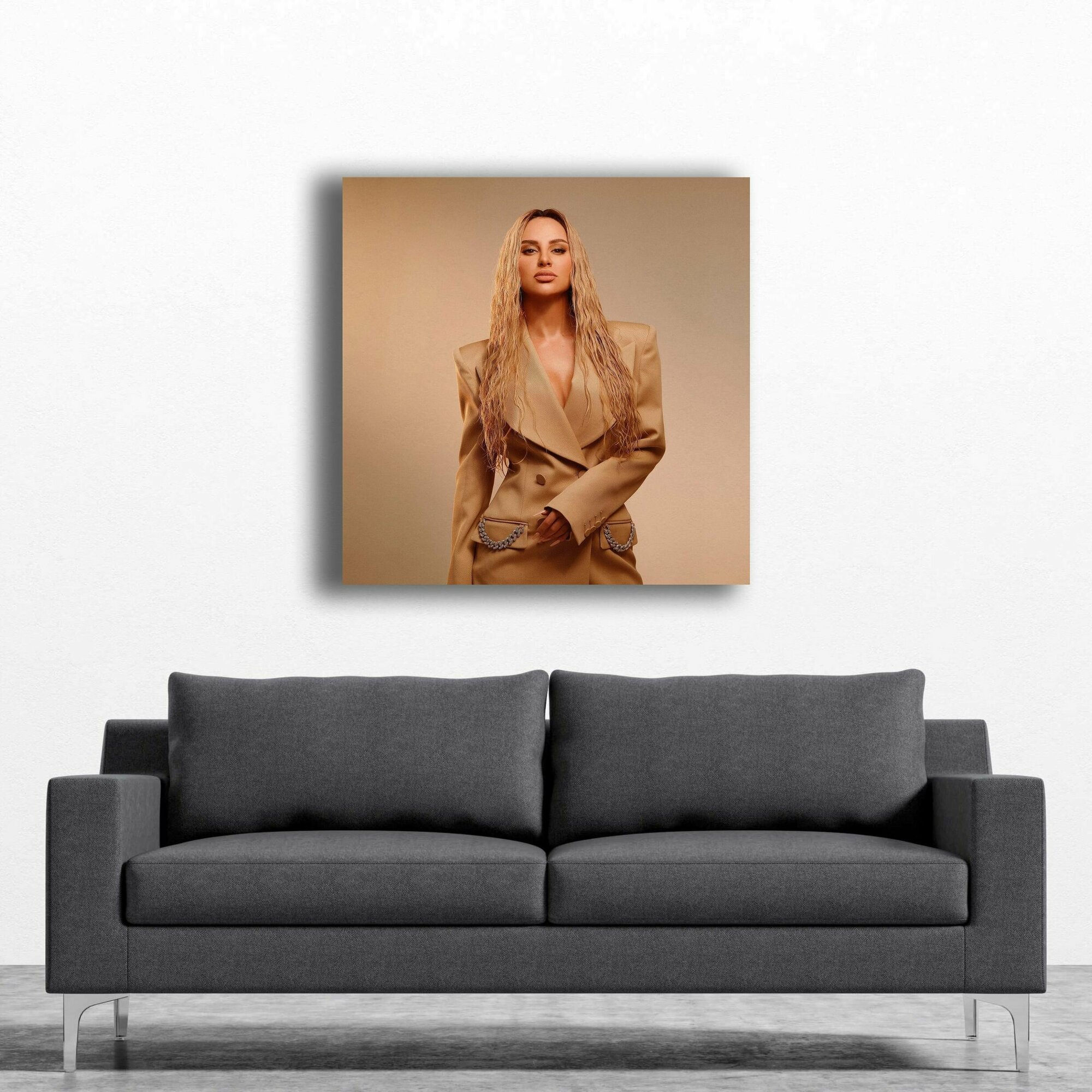 Интерьерная картина на холсте / Певица / Анна Асти 50*50