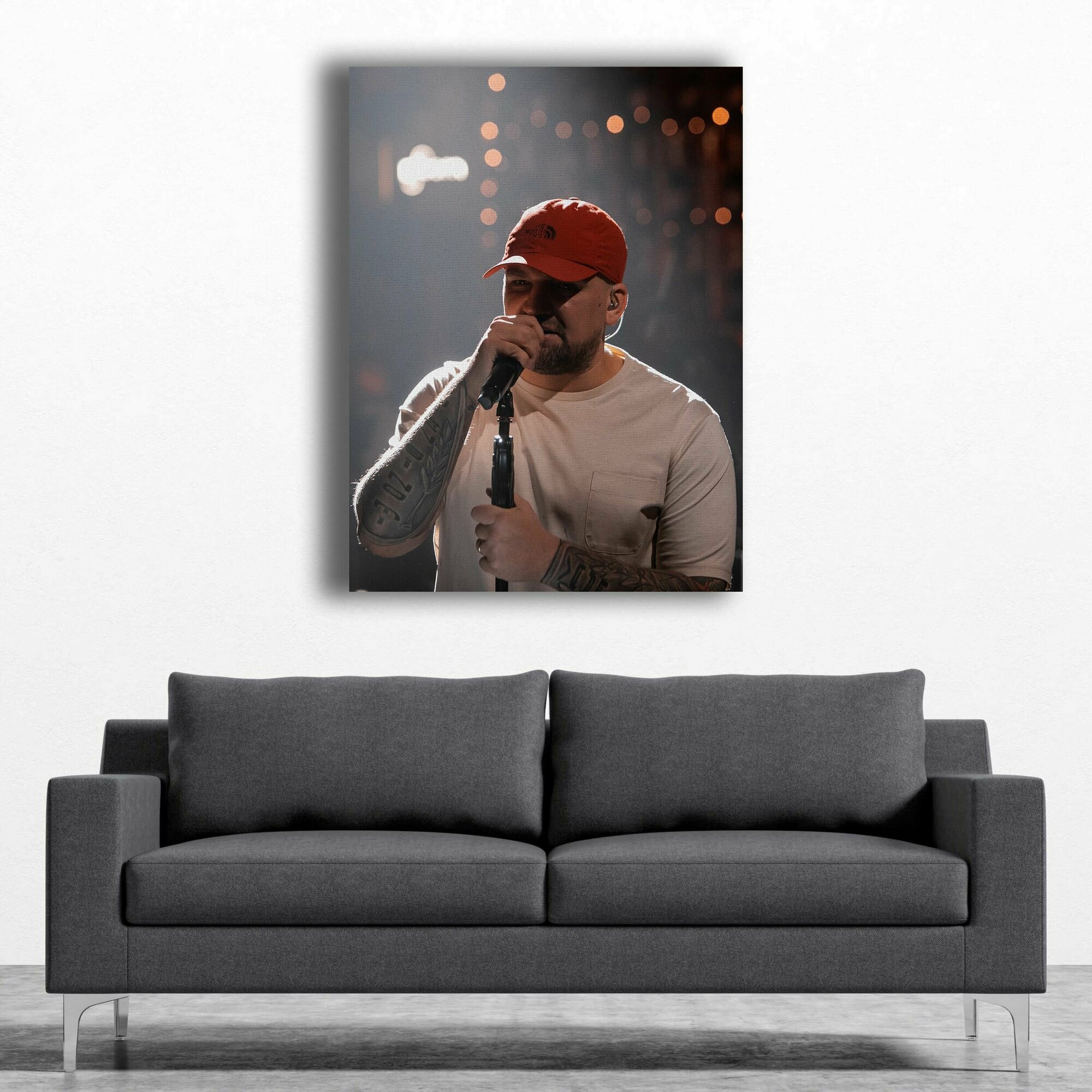 Интерьерная картина на холсте / Репер / Баста 30*40