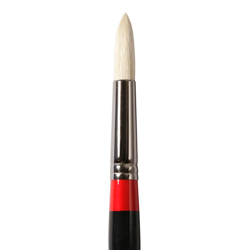 Кисть щетина круглая Daler Rowney Georgian, длинная ручка №10