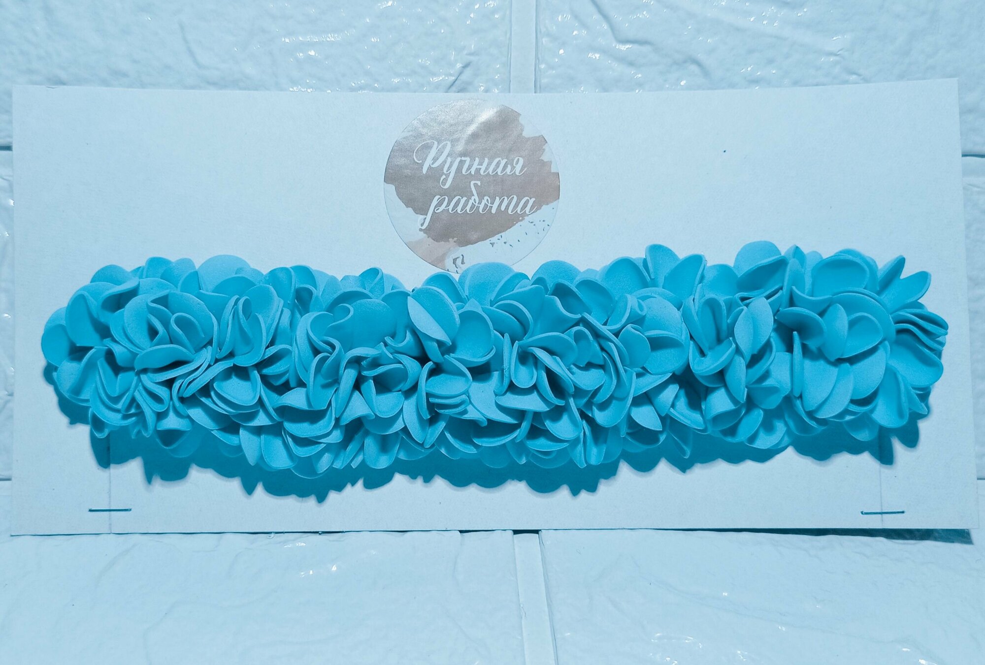 Повязка для волос "Гортензия"