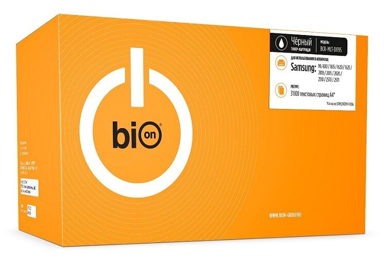 ABC Картридж Bion MLT-D119S для Samsung ML-1615/2010/2015/2020/2570/2571/1610/2510/4521/1620/1625/4321