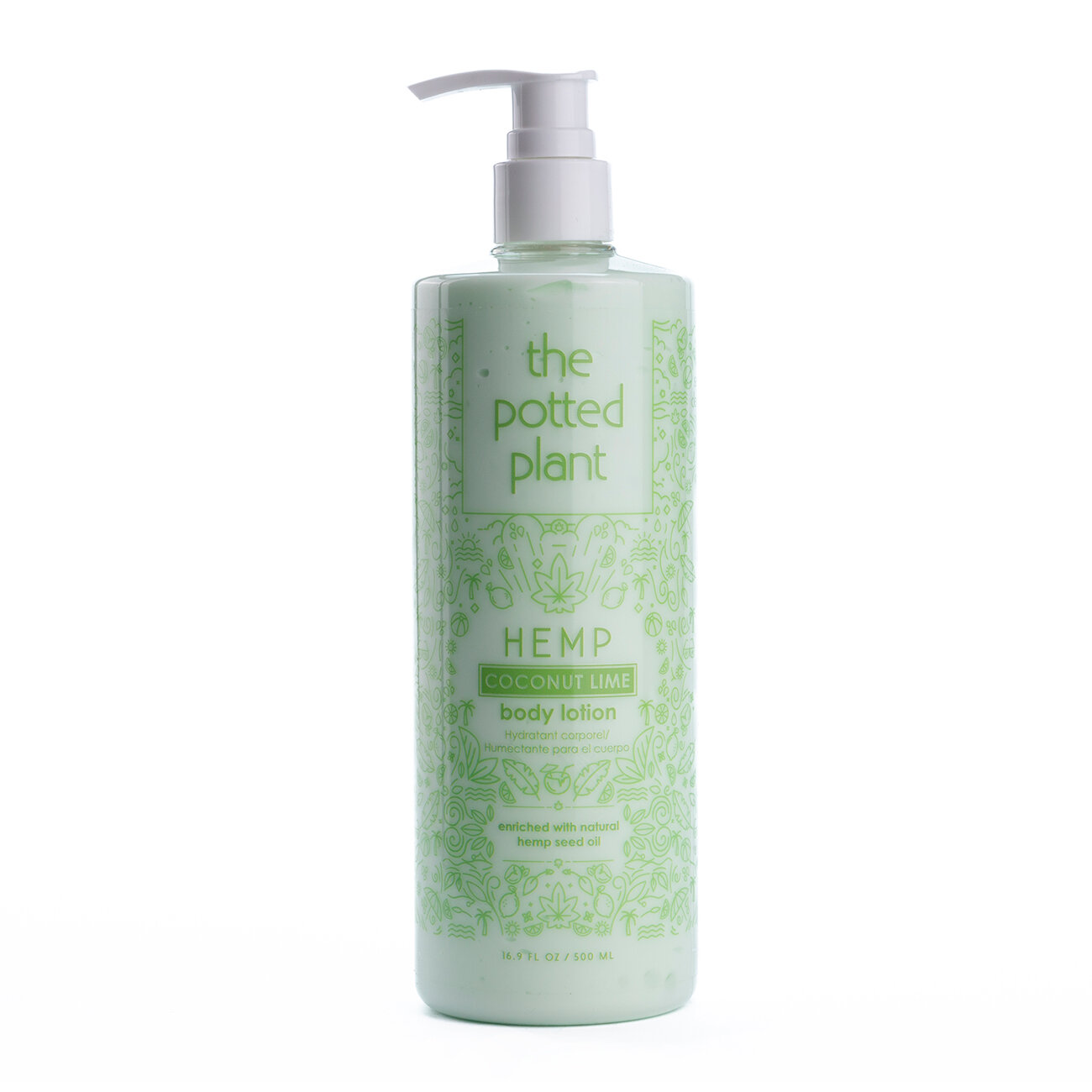 The Potted Plant, Мультивитаминныи лосьон для ежедневного ухода за кожеи Coconut Lime Body Lotion, 500 мл