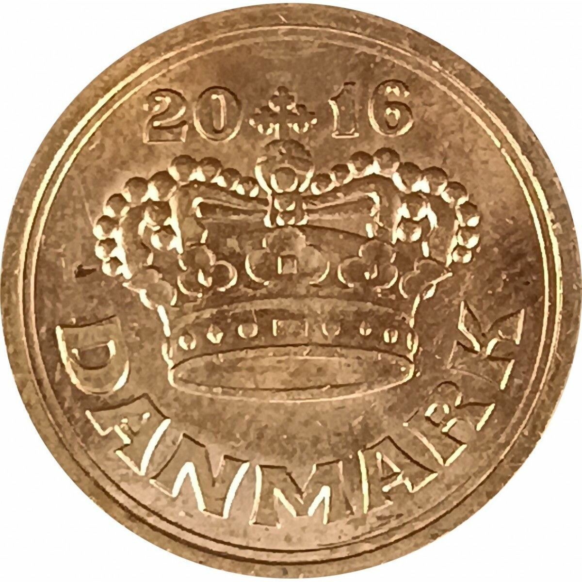 50 эре 2016 Дания из оборота