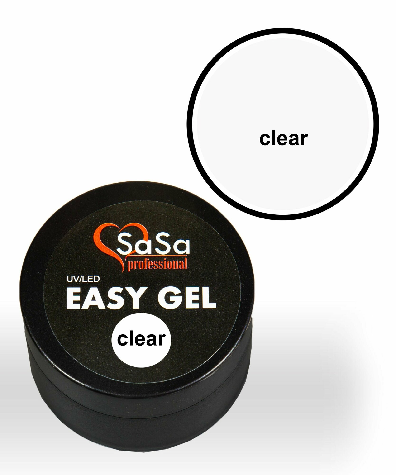 SaSa Гель EASY GEL 30 гр. Цвет CLEAR (прозрачный)