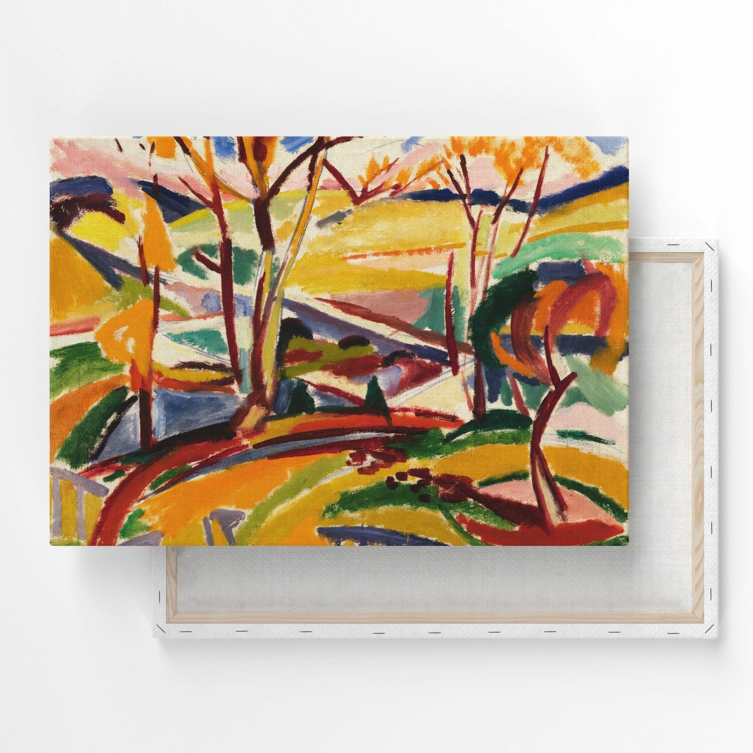 Картина на холсте, репродукция / Лайман Сэгэн - Valley Falls I / Размер 30 x 40 см
