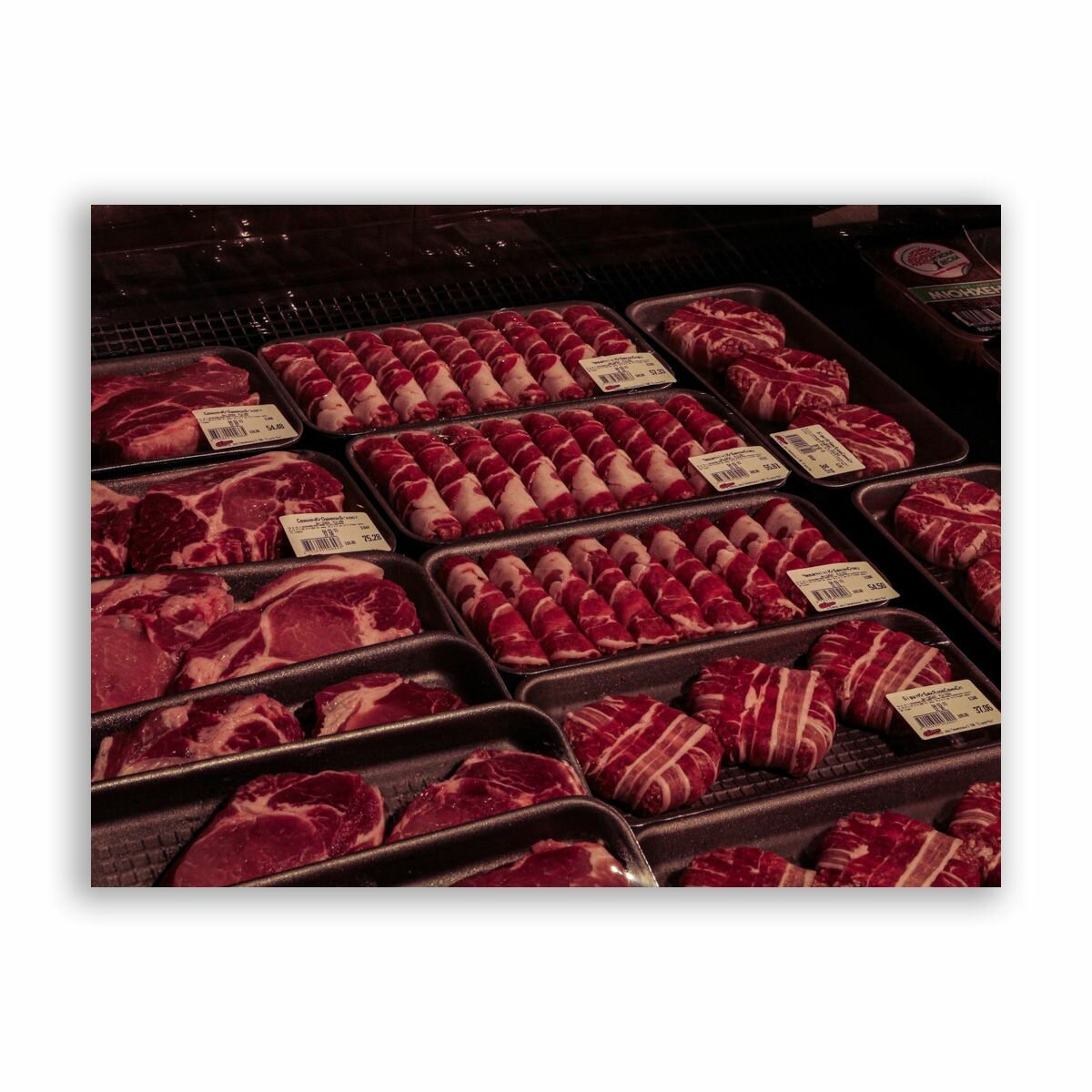Постер, плакат на бумаге / Мясо / Размер 60 x 80 см