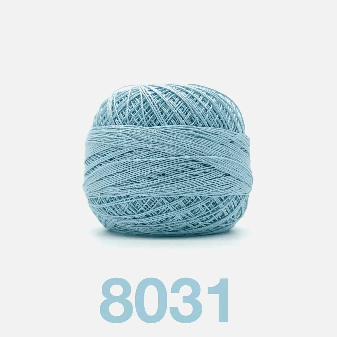 Нитки #80 для вязания кружева и украшений, 100% хлопок, 10 гр. (170 м.) цвет 8031