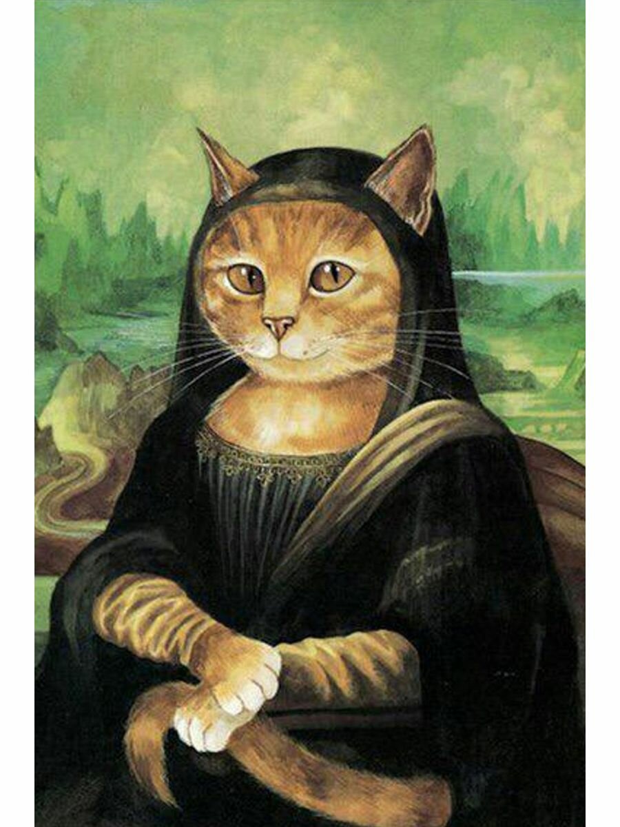 Постер "Кот в образе"