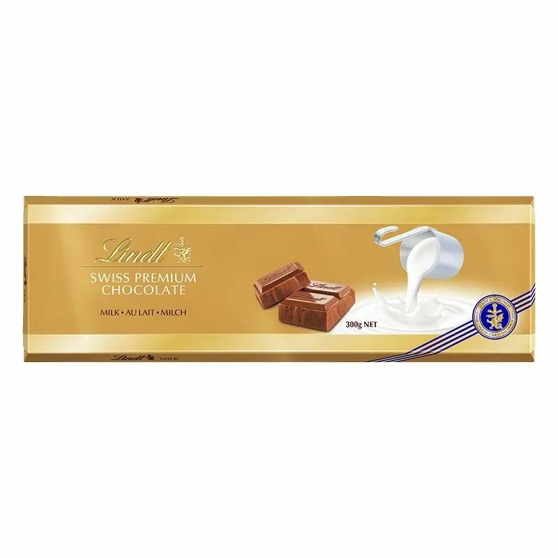 Шоколад Lindt "Swiss Premium", молочный, с карамелизированным вкусом, 300 г