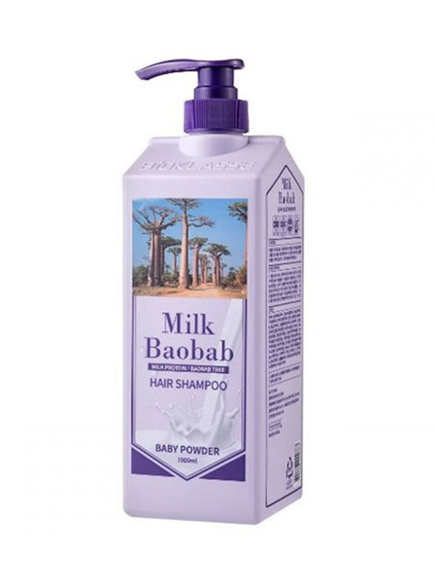 Milk Baobab Original Shampoo Baby Powder шампунь для волос (1000мл.)
