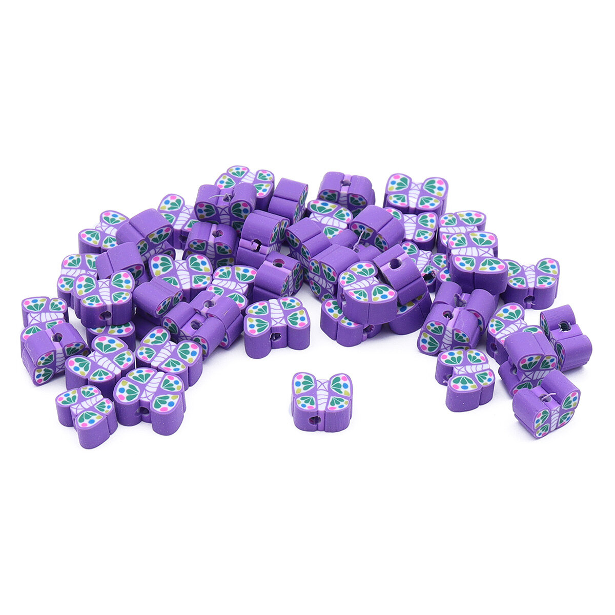 Бусины для рукоделия из полимерной глины Astra&Craft 'Бабочки', 50 шт (ZZ1375)