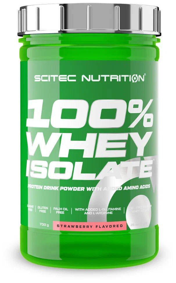 Изолят сывороточного протеина Scitec Nutrition Whey Isolate 700g (Клубника)
