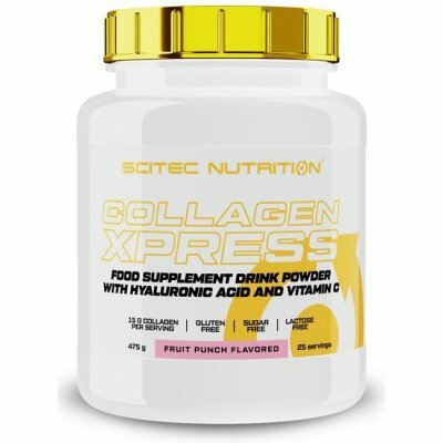 Гидролизированный коллаген Scitec Nutrition Collagen Xpress 475 g (Fruit Punch) с витамином С и гиалуроновой кислотой