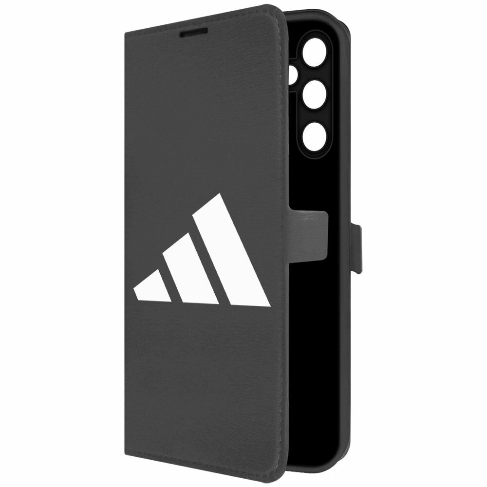 Чехол-книжка Krutoff Eco Book для Samsung Galaxy A05s Adidas (Адидас) (черный)