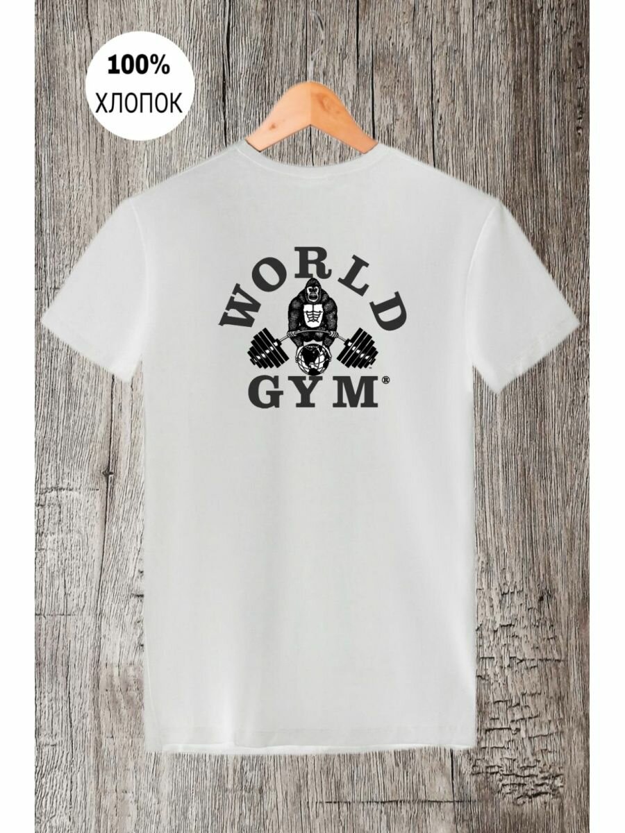 Футболка клуба world gym ворлд жим