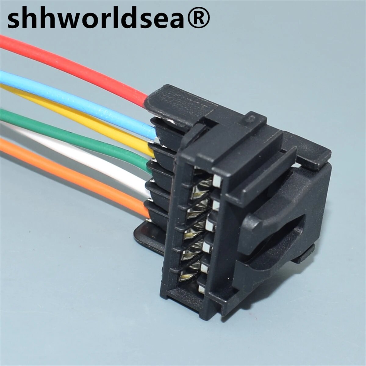 Задний фонарь с 6-контактным разъемом shhworldsea 7701477989 Ремонтная заглушка для заднего фонаря Renault Clio II 1998–2000 гг. 1set female