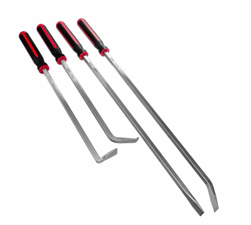 Набор монтировок слесарных Cr-V, 610-915 мм, 4 пр, в кейсе, SpecX 716015