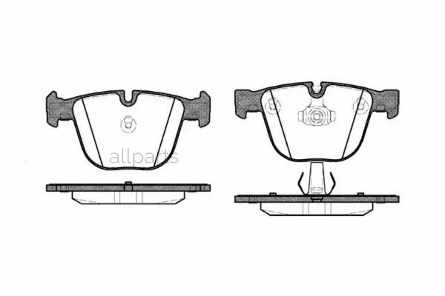 ROAD HOUSE 289200 Колодки торм. дисковые задн. 745 (01-)