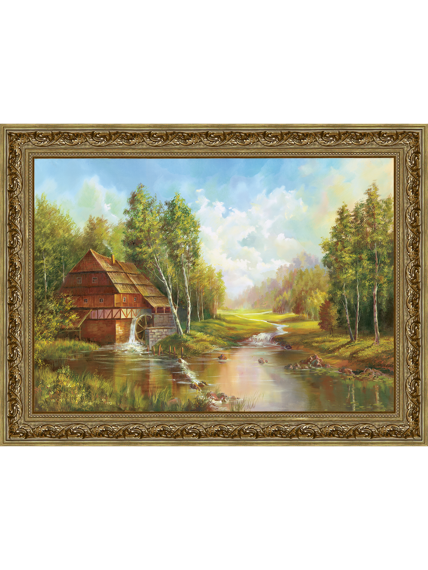 Картина на стену для интерьера Декарт настенный декор панно в раме багете в гостиную ванную детскую для офиса лофт пейзаж абстракция