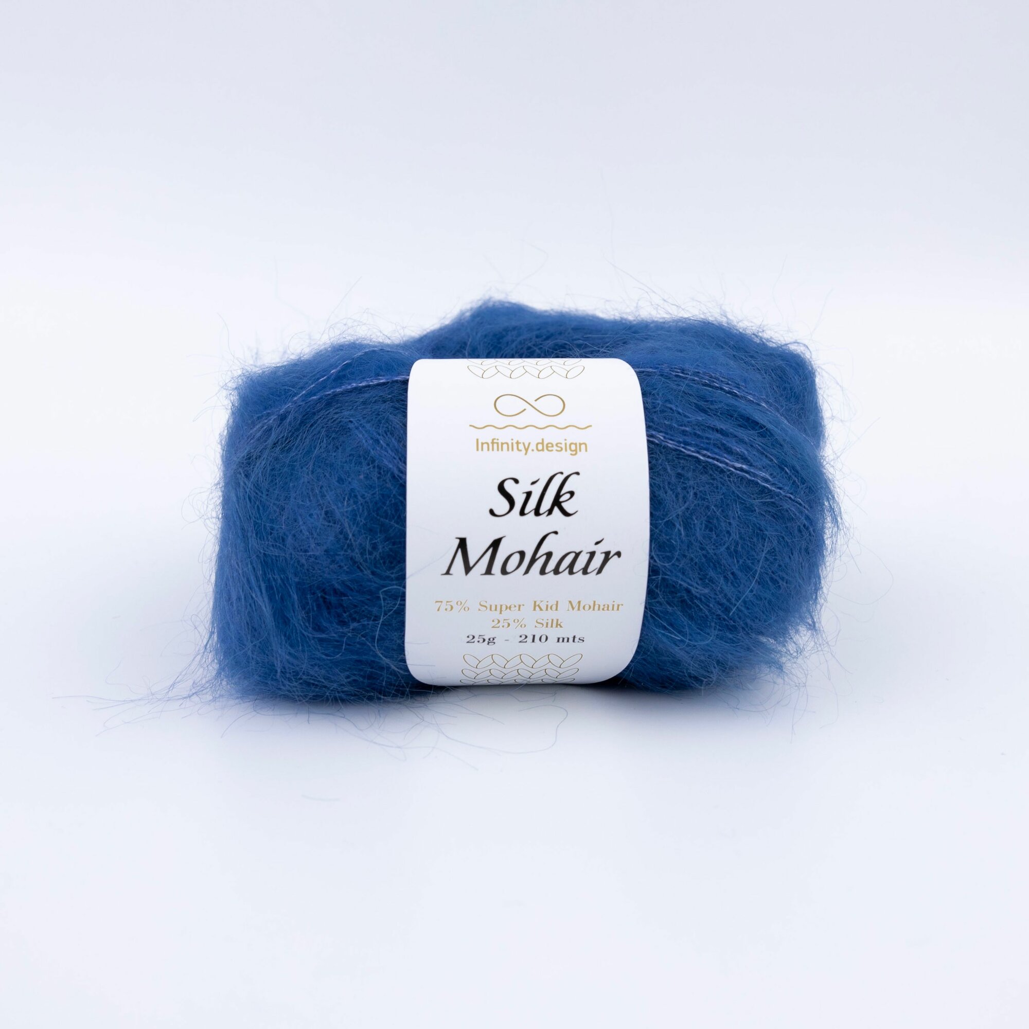 Пряжа INFINITY Silk Mohair 6364 (1 моток), 75% супер кид мохер, 25% шелк, 25г, 210м