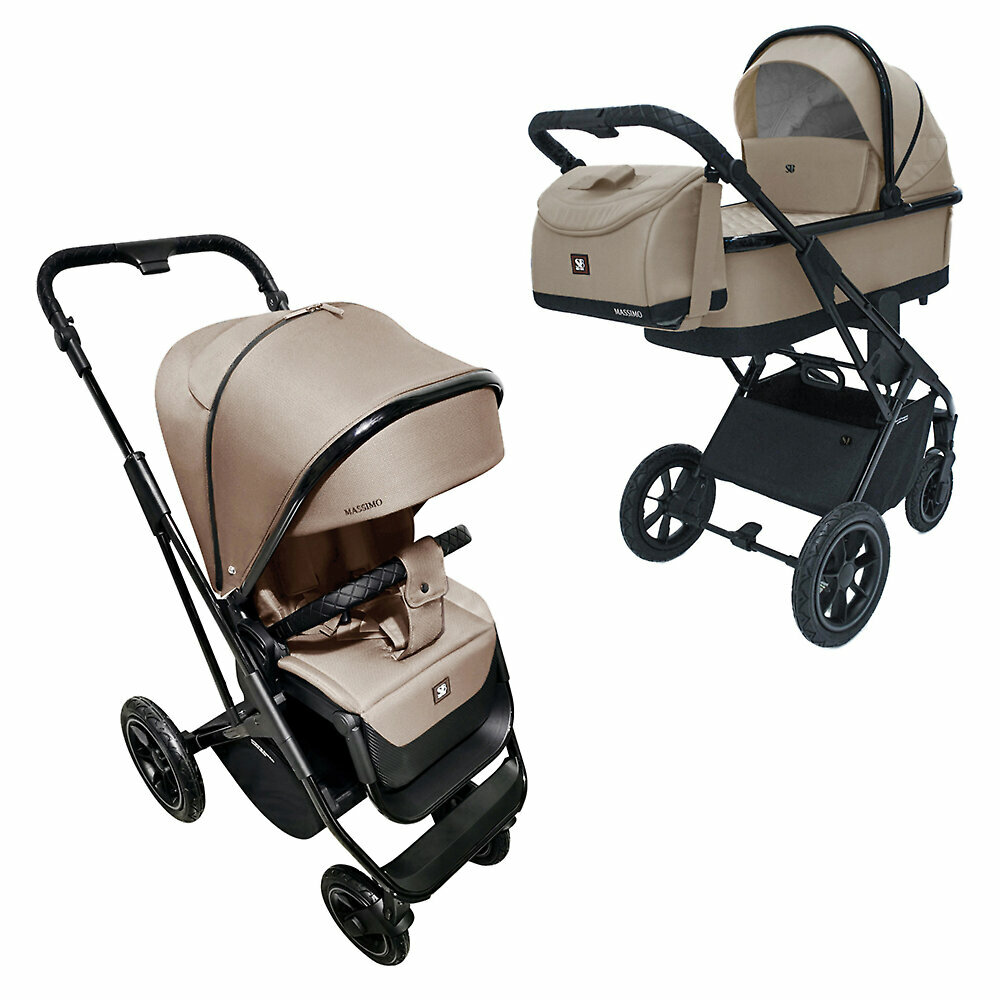 Детская коляска 2в1 Sweet Baby Massimo, цвет Beige / Air (Бежевый), артикул производителя 427094