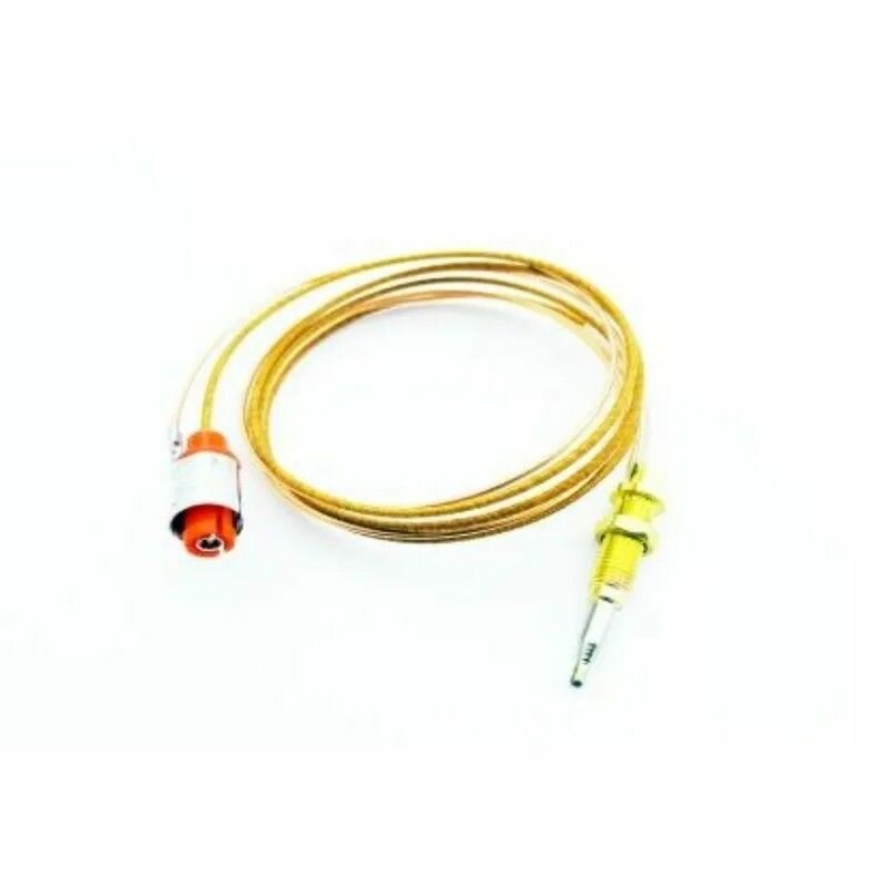 Термопара газовой плиты Аристон, Indesit, Gorenje (М6, L500 мм, с резьбой, под штекер) (26305)