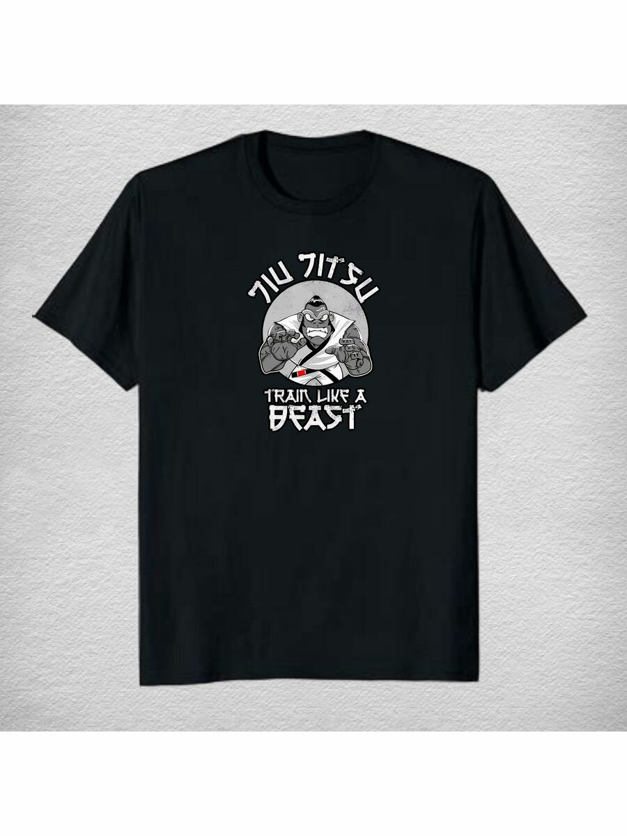 Футболка jiu jitsu жиу житсу горилла