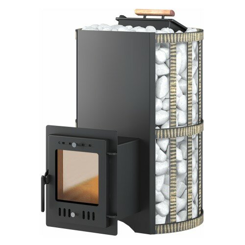 Везувий Дровяная печь для бани Везувий Скиф Ковка (210) "М" (закрытая каменка)(Камни -, Сетка на трубу -)