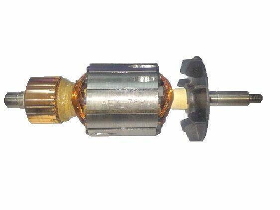 Ротор / Якорь для зернодробилки ДК-110 Фермер (Миасс) (L-205мм; D-58мм)