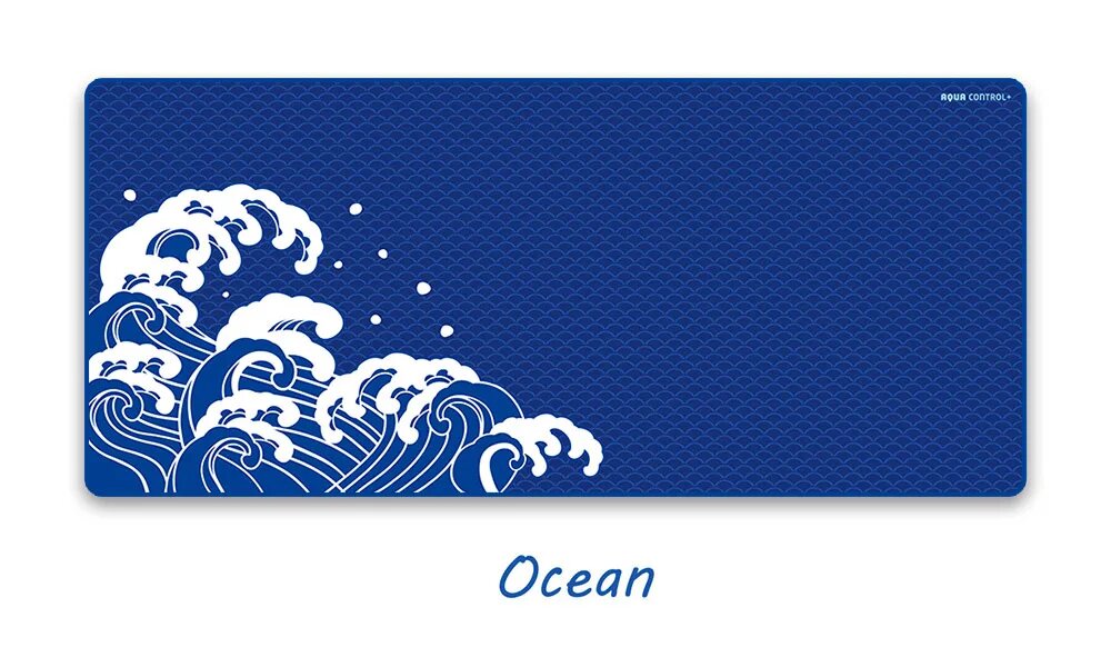 Коврики для игровой мыши X-Raypad Aqua Control Plus серии Wave 500x500x4 мм для геймера CSGO Valorant