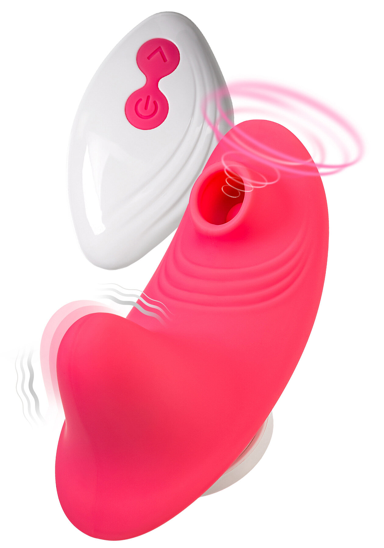 Вибровкладыш в трусики с вакуум-волновой стимуляцией JOS Xiari