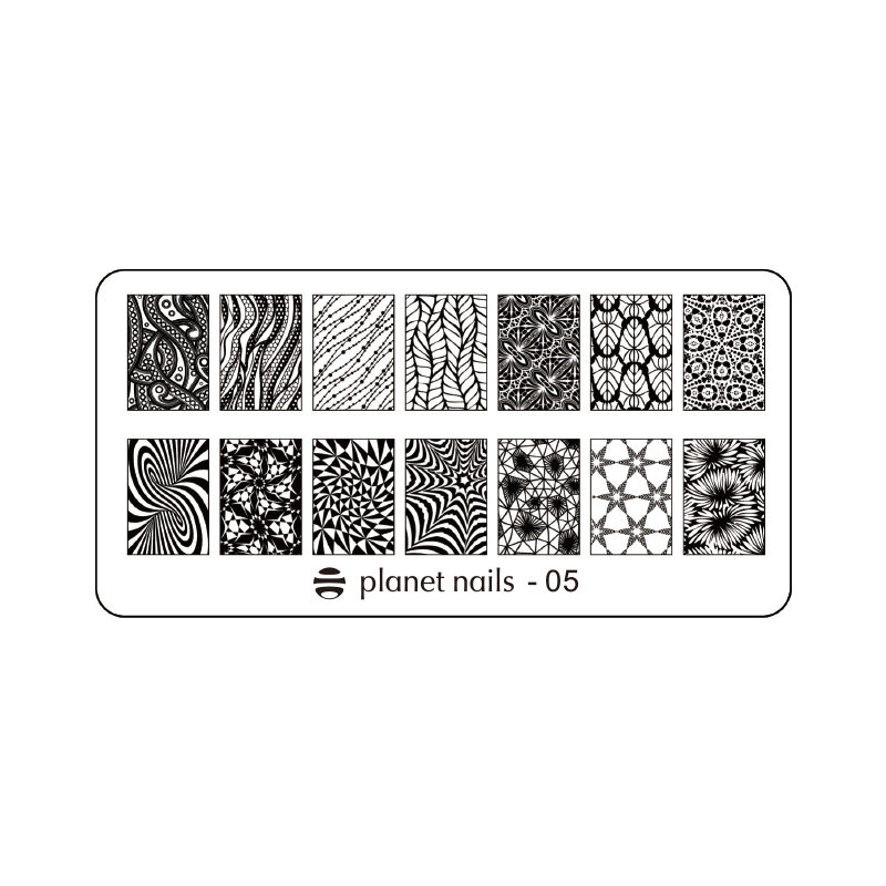 Пластина для стемпинга Planet nails №05 арт.23088/5