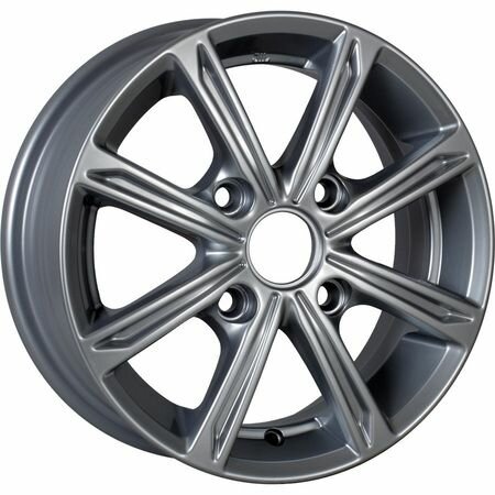 Колесный литой диск КиК Флэш R14x5 4x98 ET35 CB58.5 Dark_platinum