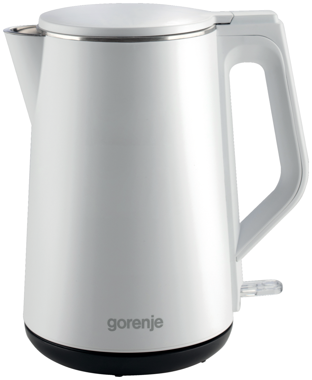 Электрический чайник Gorenje K15DWWBK, 1,5 л, двойные стенки