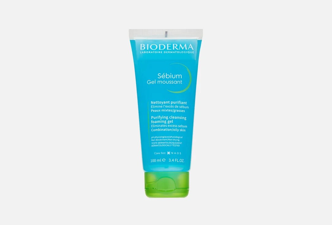 Гель для умывания Bioderma SEBIUM, себорегуляция, очищение, для жирной кожи, 100мл