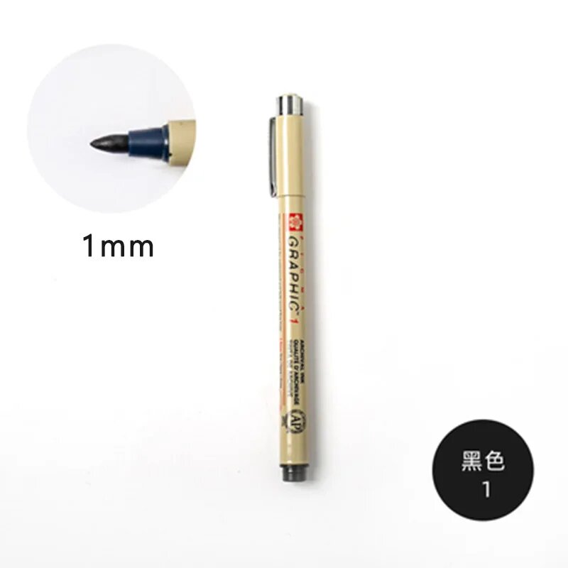 Пигма микроручка черная водостойкая 1