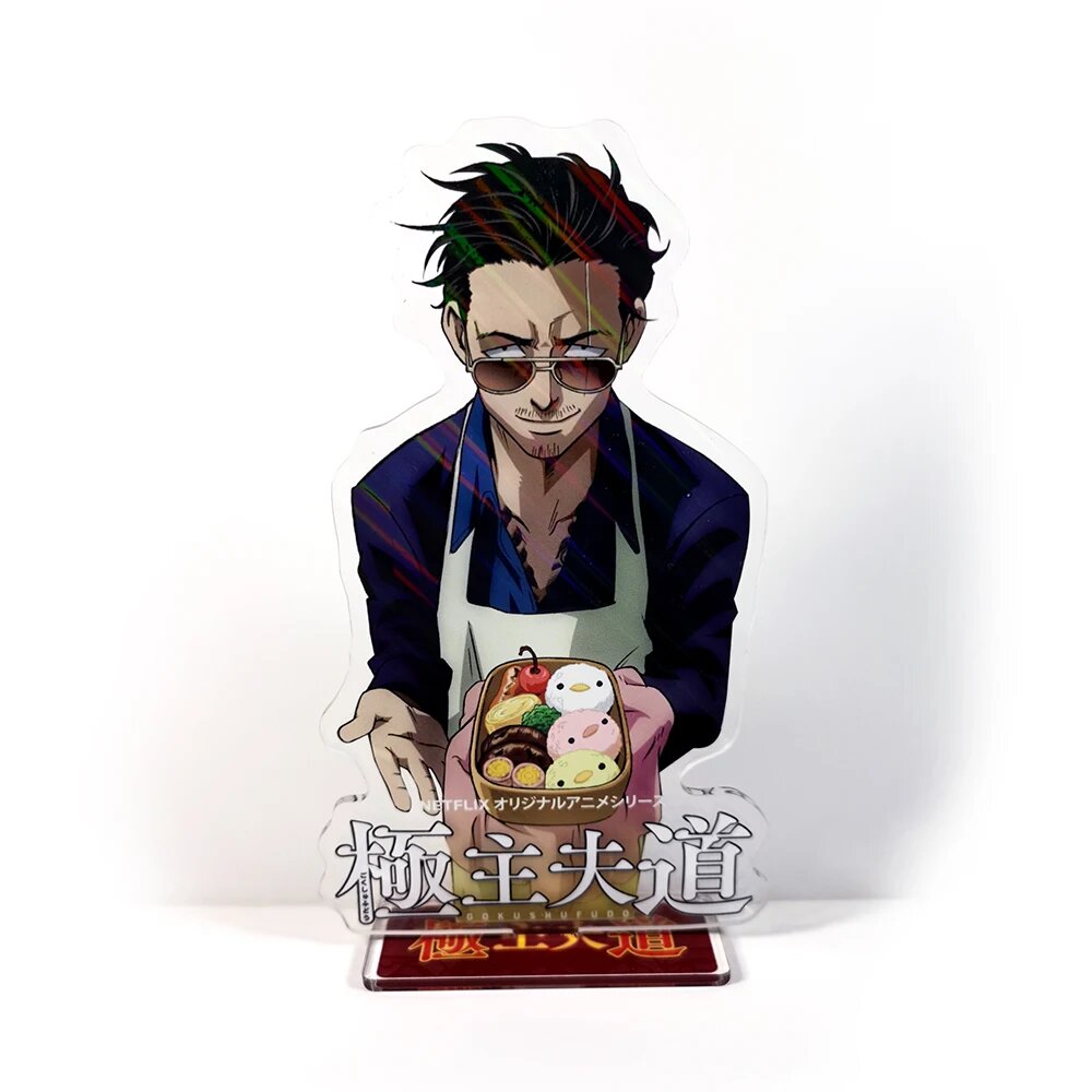 The Way of the houseмуж Gokushufudou Tatsu # B фигурка на акриловой подставке Модель Держатель для тарелок для тортов аниме
