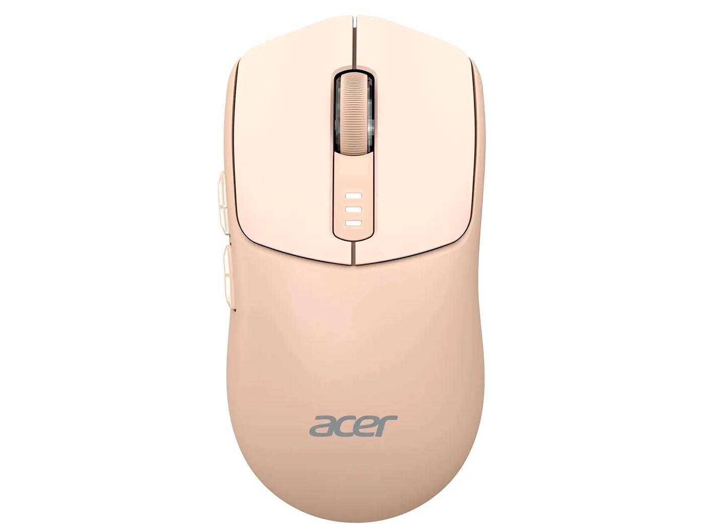 Беспроводная мышь Acer OMR312 3200dpi, Bluetooth/Wireless/USB Type-C, 82 г, розовый ZL. MCECC.036