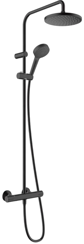 Душевая стойка Hansgrohe Vernis Blend Showerpipe 26426670 черный матовый