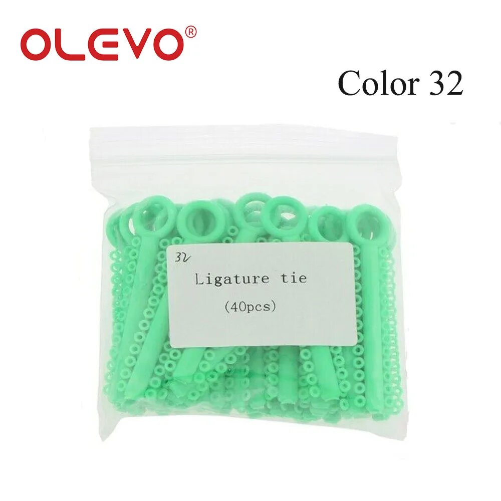 OLEVO лигатуры ортодонтические, Color32, 40 шт