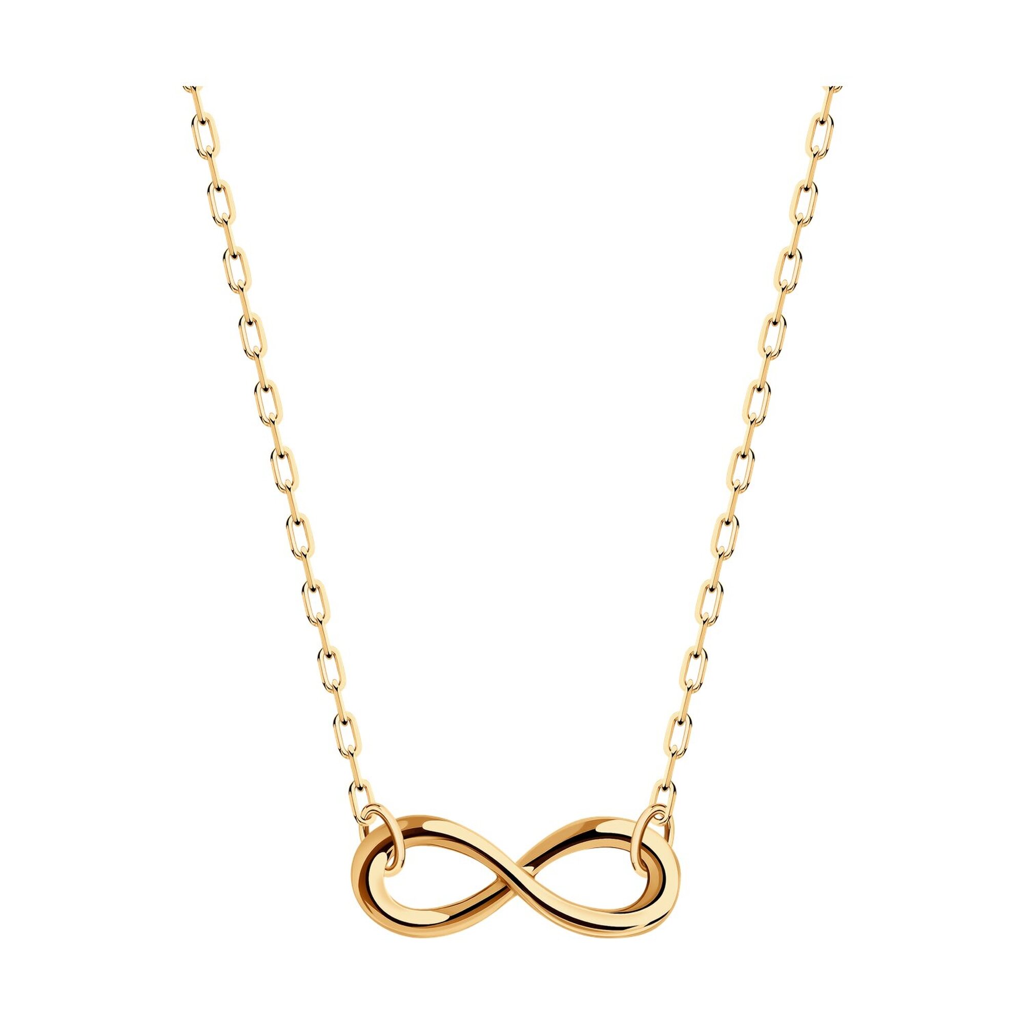 Колье, красное золото, 585 проба