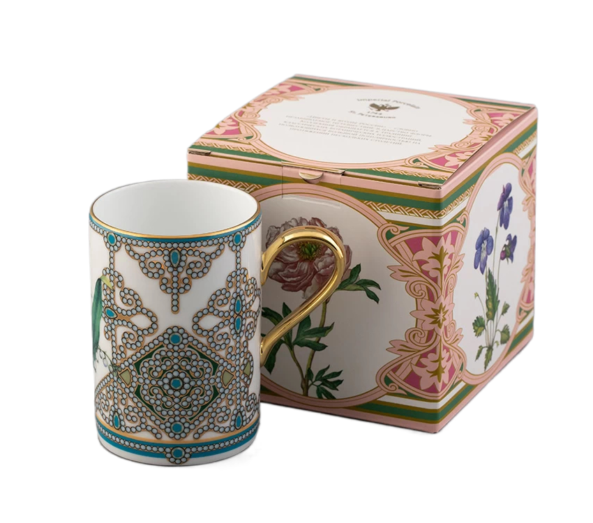 Бокал ИФЗ Соло, Ландыш майский, 400мл, подарочная упаковка, фарфор 81.32710.00.1