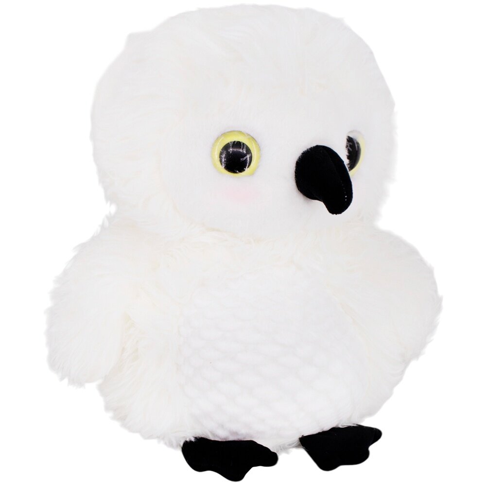 Мягкая игрушка Китайская игрушка1 Сова 32 см белая, с черными лапками и клювом (FG240529295D-2)