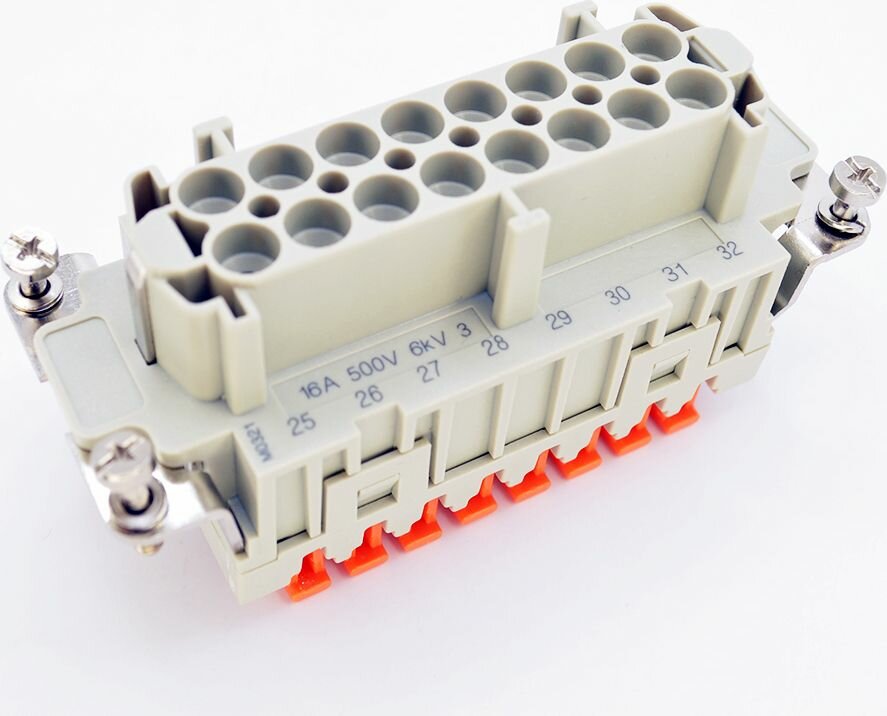 Разъем ILME CSHF 16 N (CSHF16N) SQUICH FEM. INS.16P 17-32 1шт